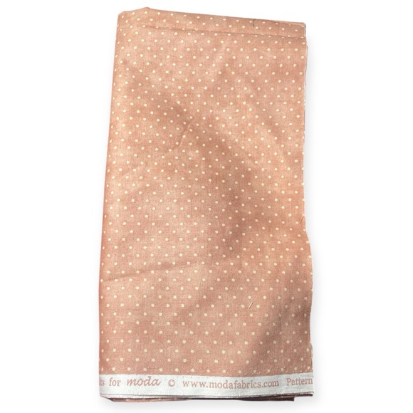 Moda | Office | Moda Cornucopia Tan Polka Dot Quilting Cotton Fabric By ...